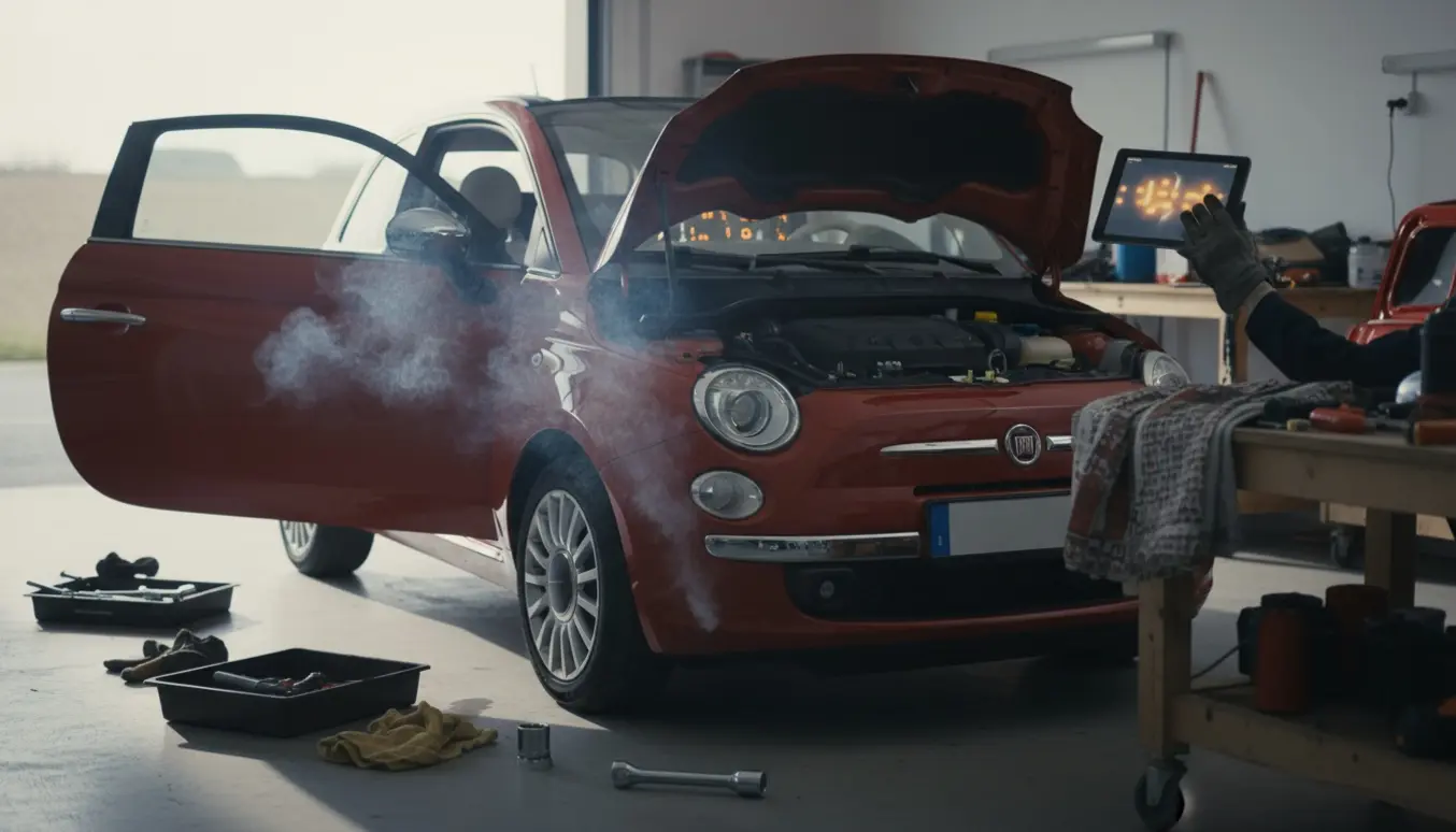 Stop blinkende kilometertal på Fiat 500C med proxy alignment og CAN ...